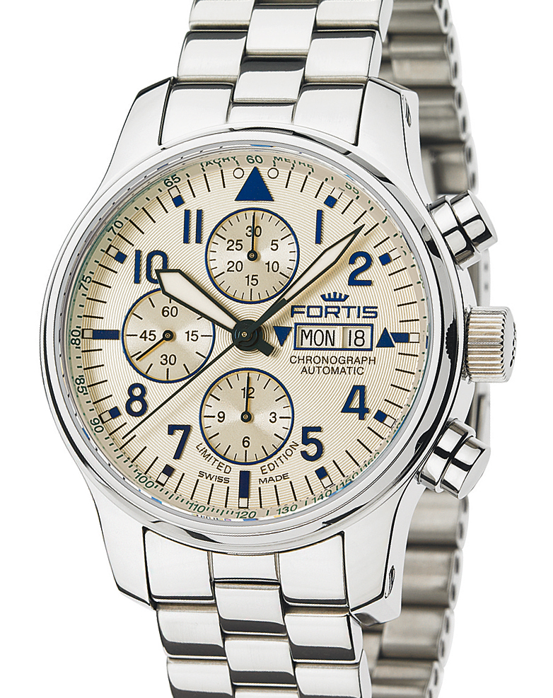 Fortis F-43 Flieger Chronograph Limited Edition watch, pictures ...