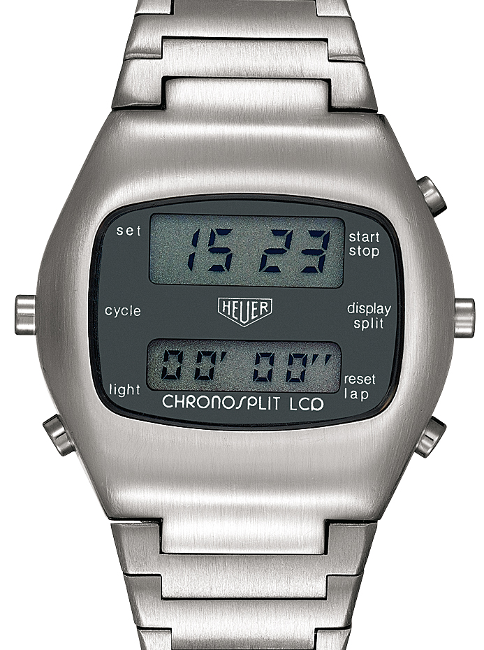TAG Heuer Chronosplit Lcd watch, pictures, reviews, watch prices