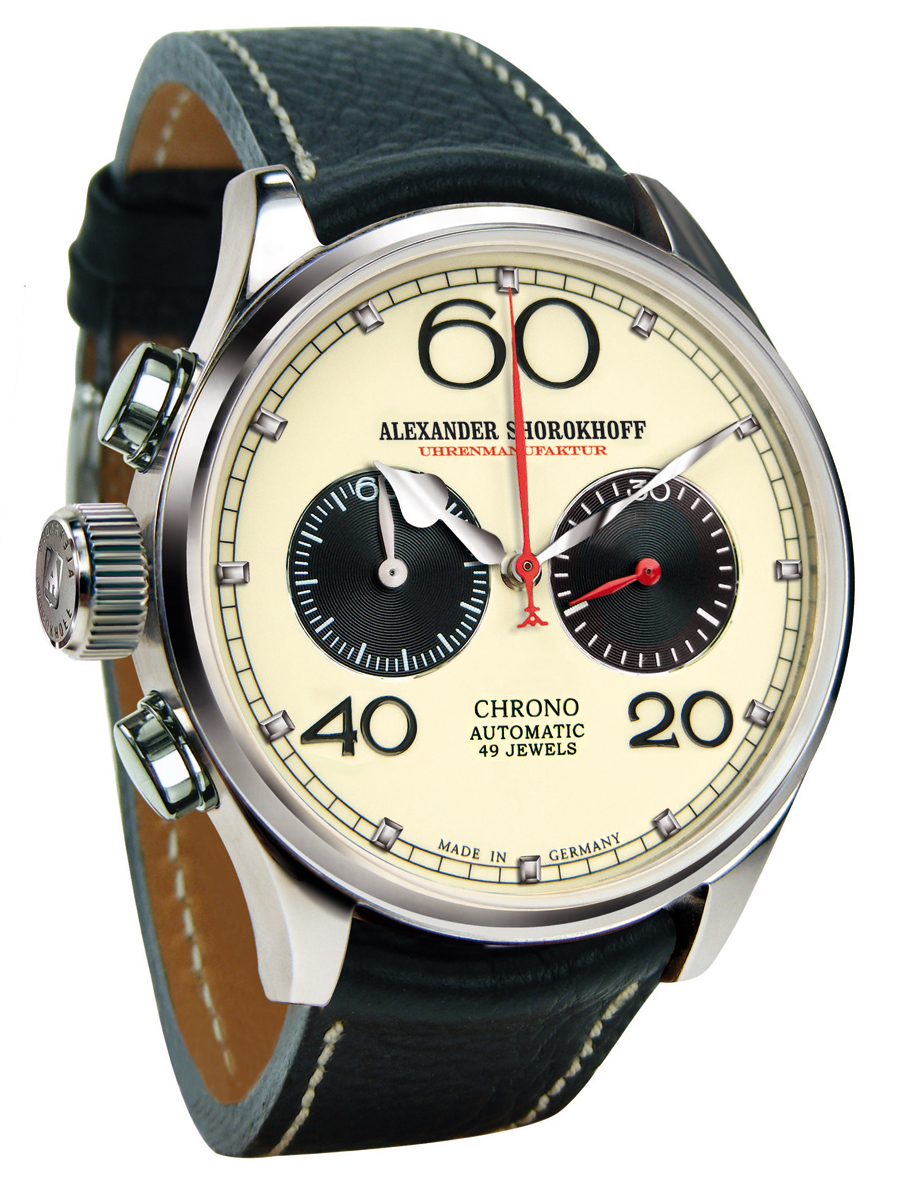 Alexander Shorokhoff Linkshänder-Uhr watch, pictures, reviews, watch prices