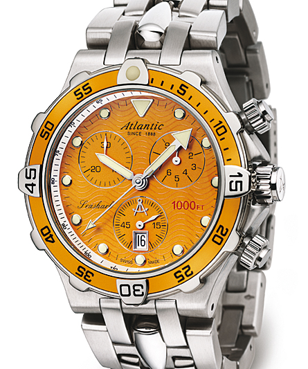Atlantic Seashark watch, pictures, reviews, watch prices